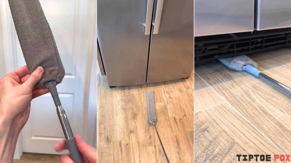 A Retractable Dust Gap Cleaner to Use Under Your Refrigerator, Oven ...
