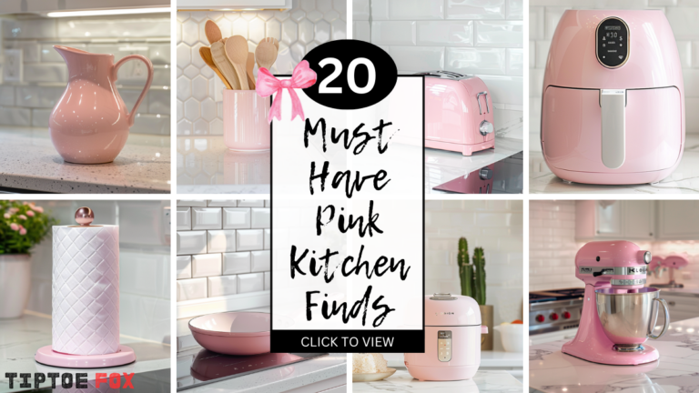 20 Must Have Pink Kitchen Finds from Amazon – Tiptoe Fox