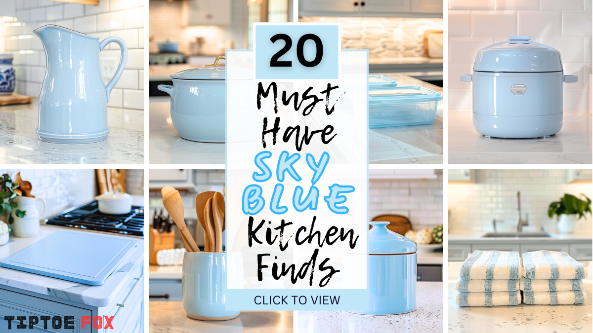 20 Must Have Sky Blue Kitchen Finds from Amazon [Baby Blue] – Tiptoe Fox