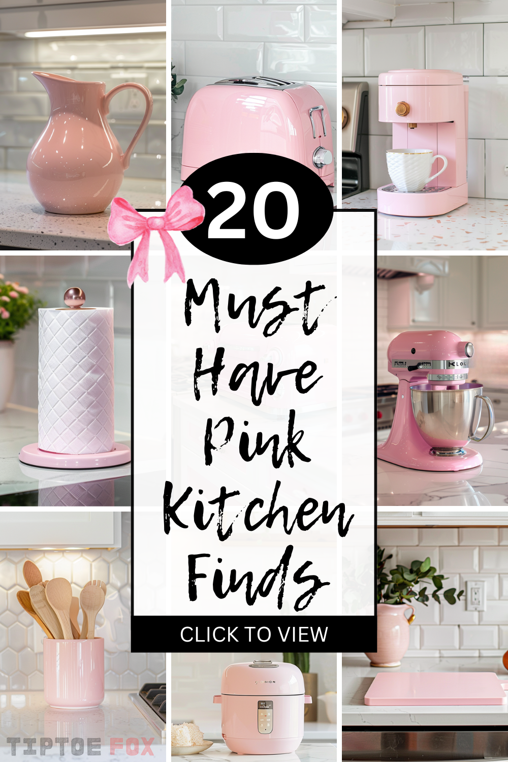 20 Must Have Pink Kitchen Finds from Amazon – Tiptoe Fox