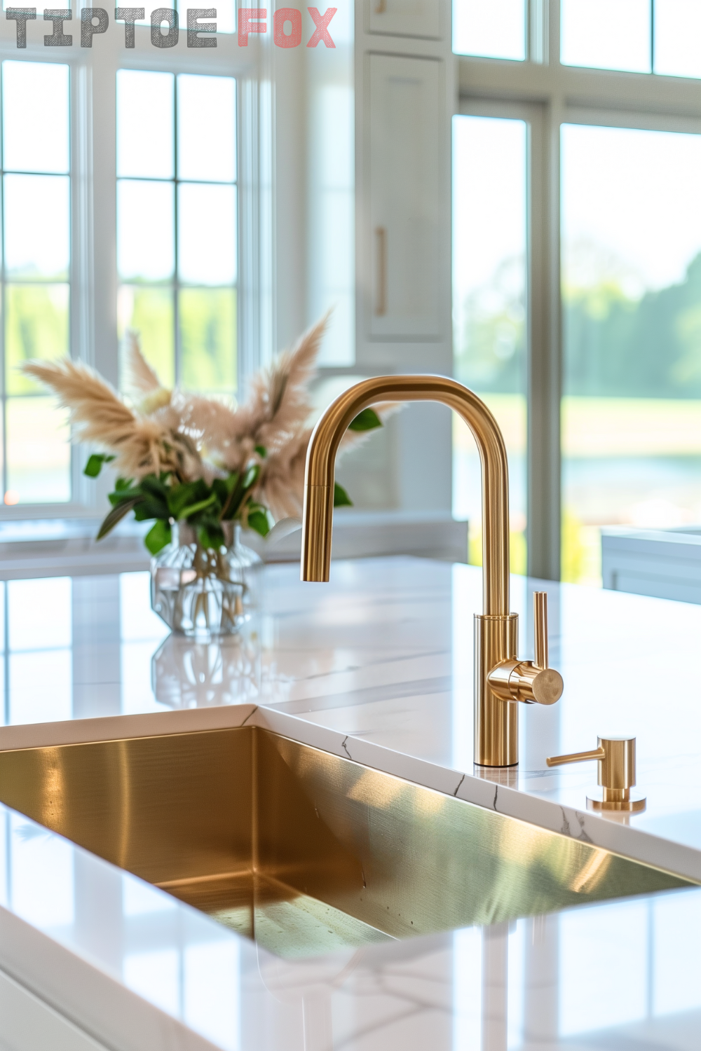 10 Gold Kitchen Faucet Ideas to Complete Your New Kitchen – Tiptoe Fox