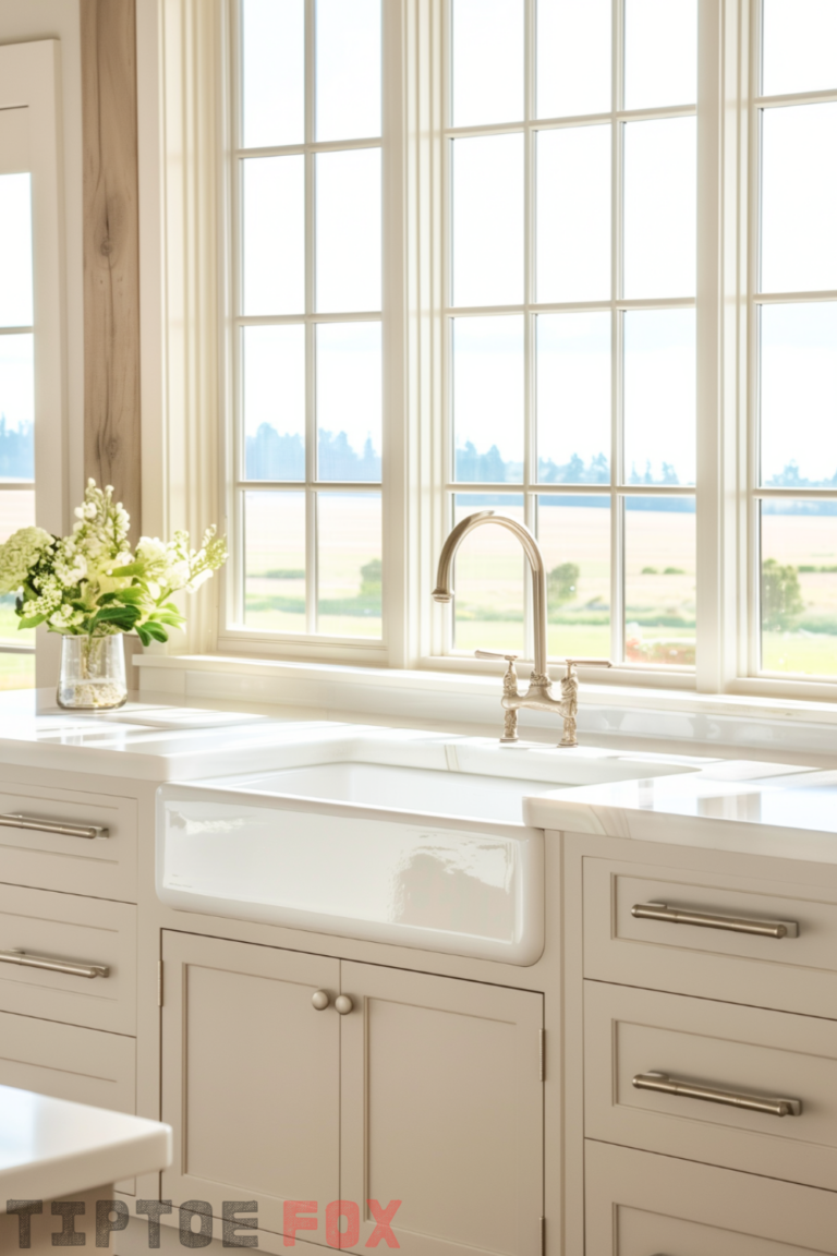 10 Trendy White Farmhouse Sink Ideas for a Sleek and Chic Kitchen ...