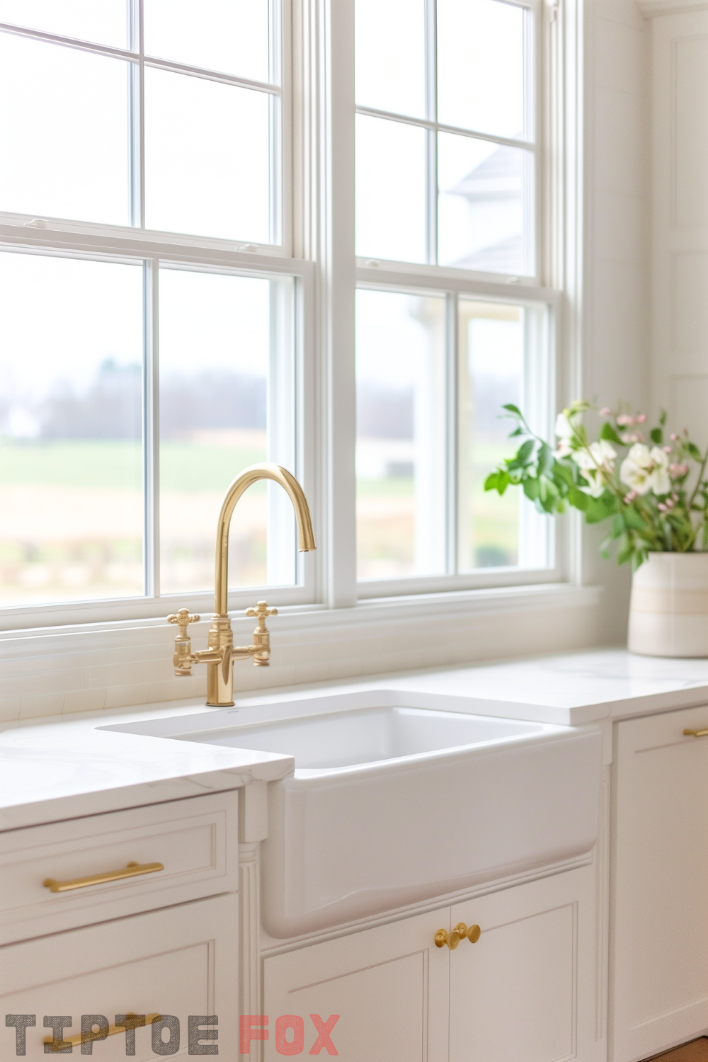 10 Trendy White Farmhouse Sink Ideas for a Sleek and Chic Kitchen ...