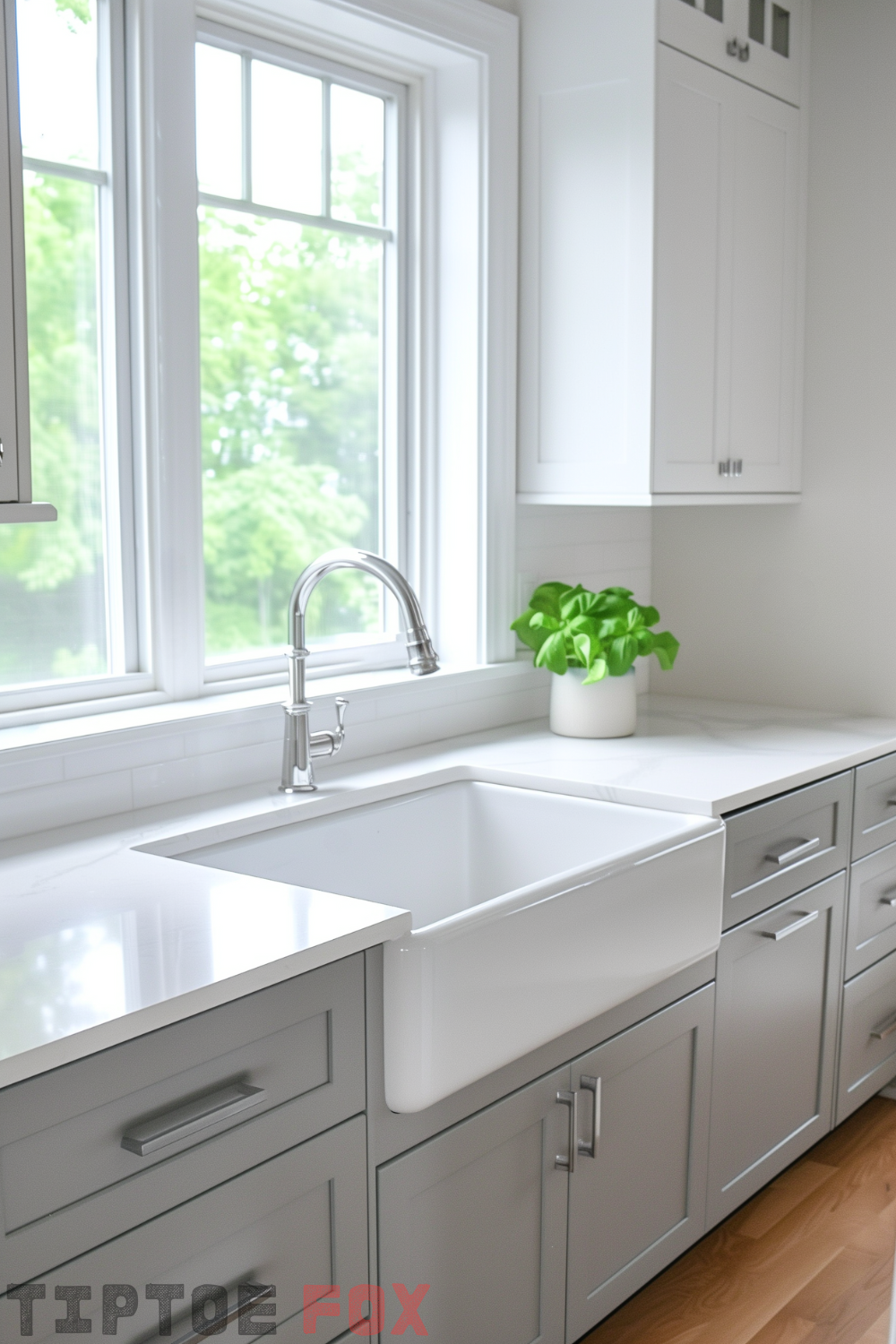 10 Trendy White Farmhouse Sink Ideas for a Sleek and Chic Kitchen ...