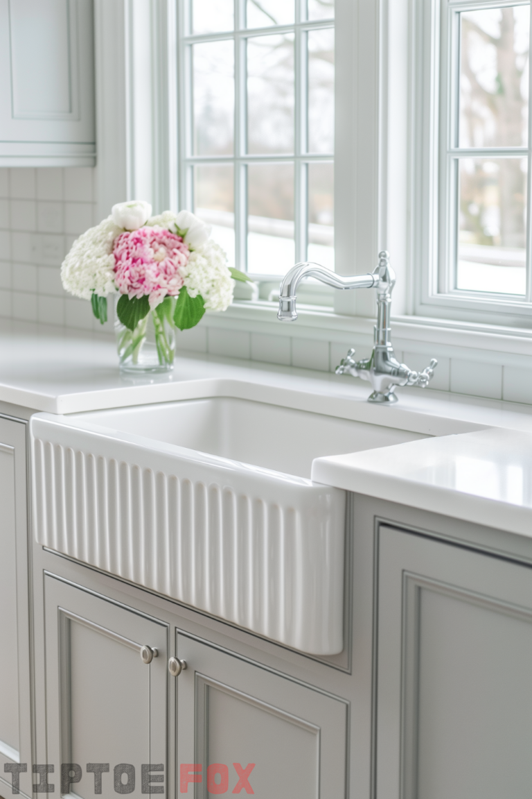 10 Trendy White Farmhouse Sink Ideas for a Sleek and Chic Kitchen ...