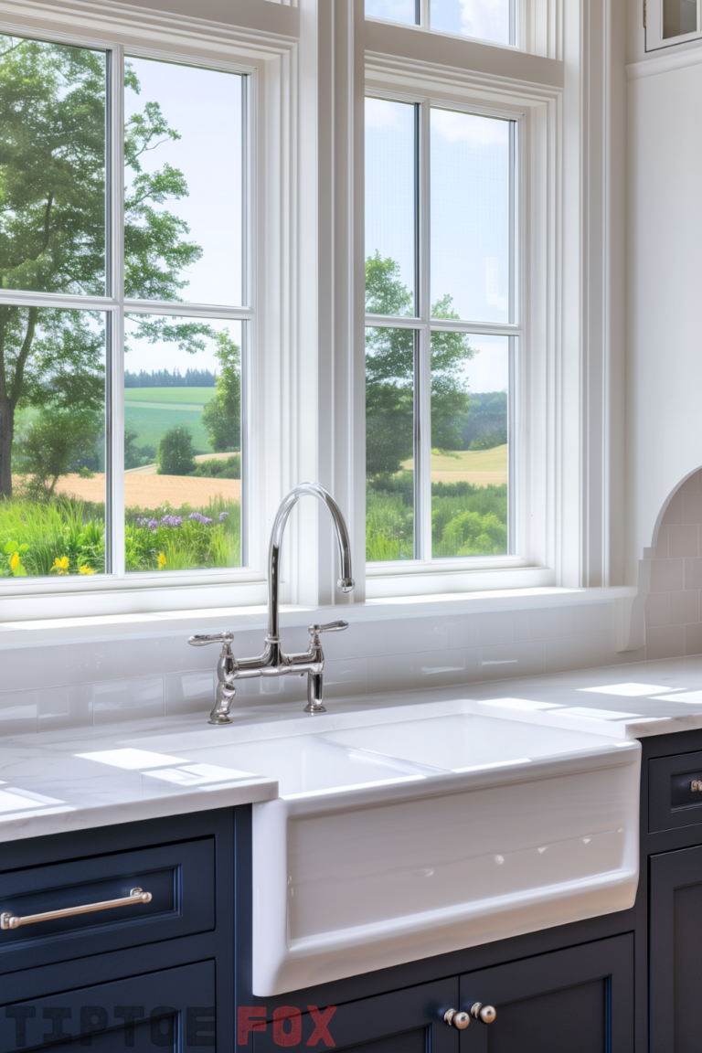 10 Trendy White Farmhouse Sink Ideas for a Sleek and Chic Kitchen ...