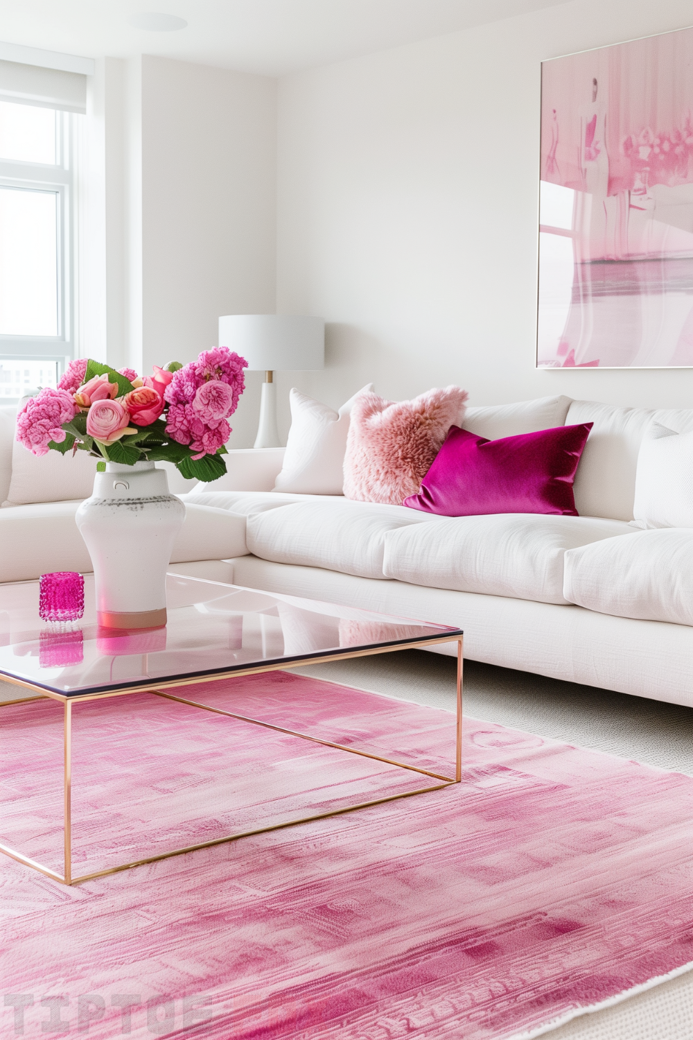 Pink Living Room Decor Finds to Brighten Your Living Room Space ...