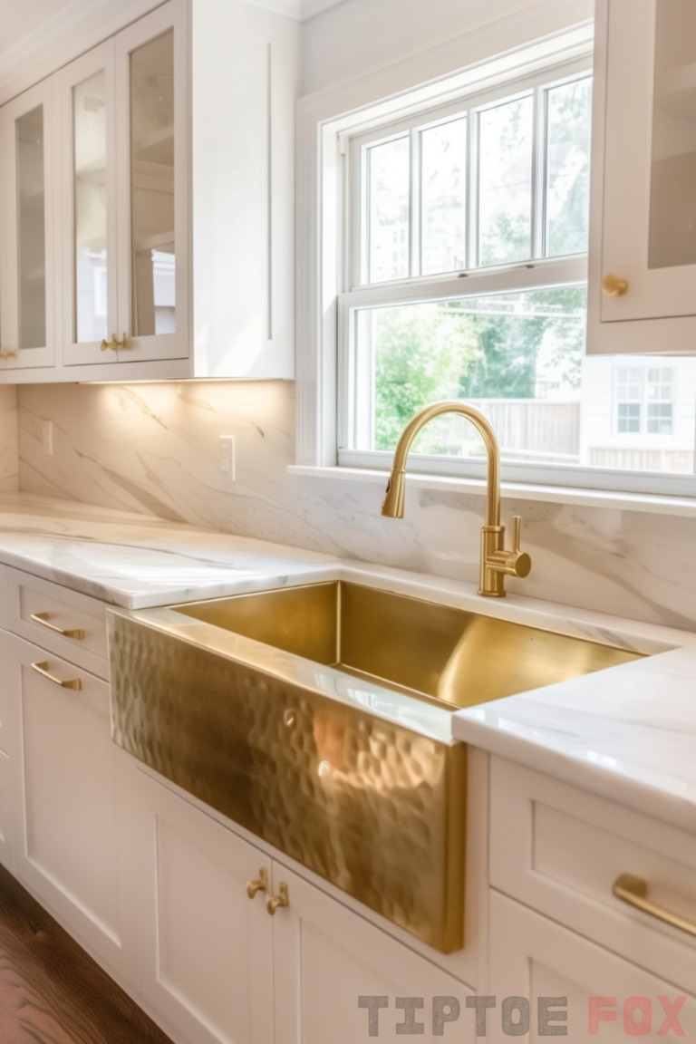 10 Gold Kitchen Faucet Ideas to Complete Your New Kitchen – Tiptoe Fox